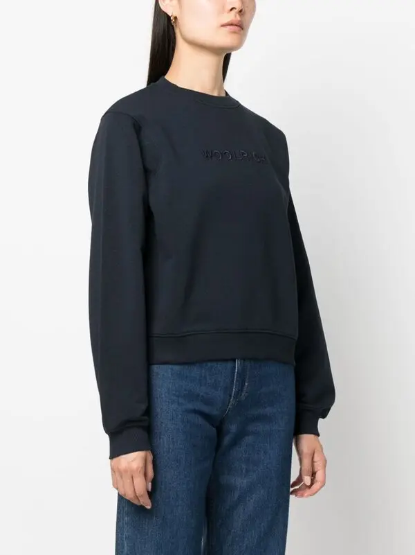 Woolrich Logo-embroidered Crew-neck Sweatshirt