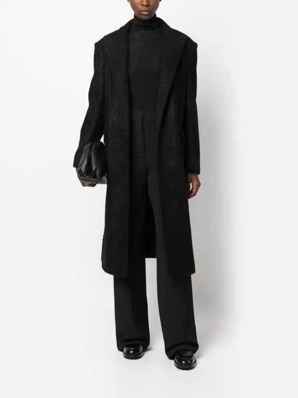 BLANCA VITA Felted Single-breasted Coat