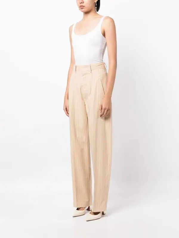 Isabel Marant Étoile Sopiavea Tailored Trousers - Yellow