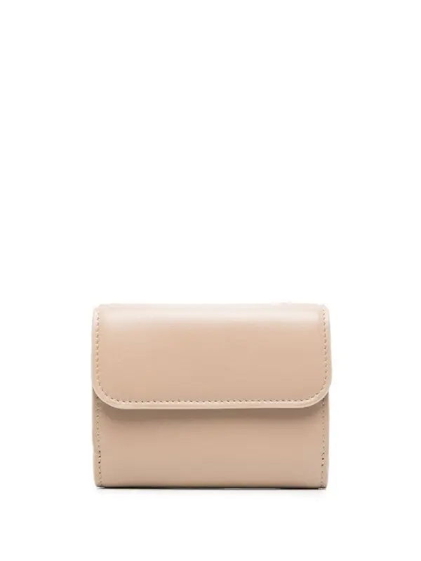 Chloé Small Sense Leather Wallet - Neutrals
