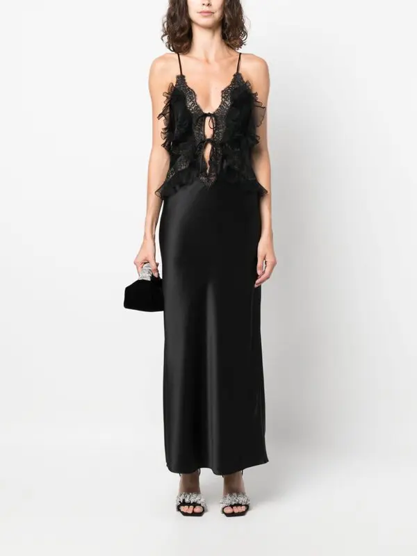 alexander wang black silk dress Slip Dress by T by Alexander Wang