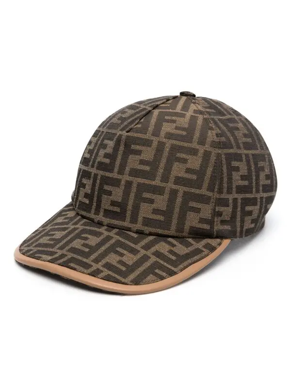 Fendi Logo-print Baseball Cap - Brown