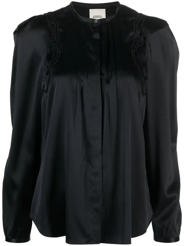 Isabel Marant Étoile Joanea Pleated Blouse