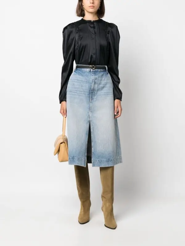 Isabel Marant Étoile Joanea Pleated Blouse