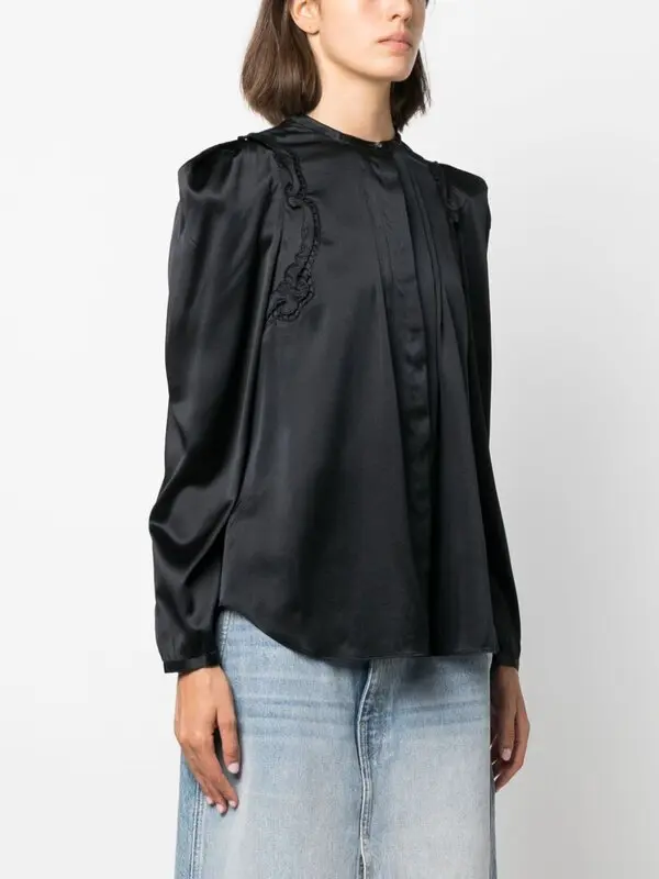 Isabel Marant Étoile Joanea Pleated Blouse