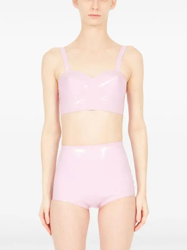 MAISON MARGIELA Latex Balconette Bra