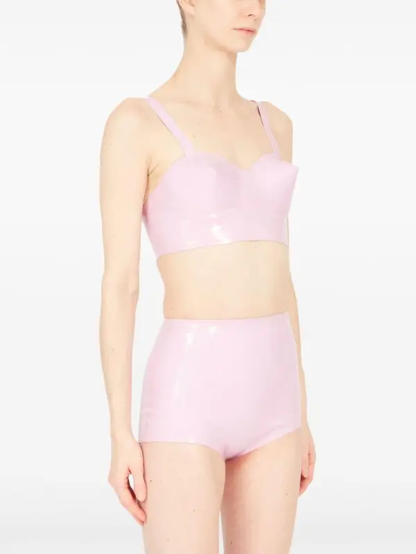 MAISON MARGIELA Latex Balconette Bra
