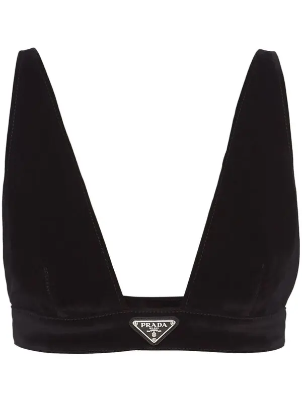 Prada Velvet Denim Top