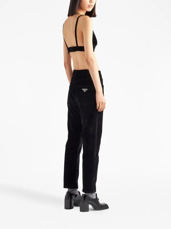 Prada Velvet Denim Top