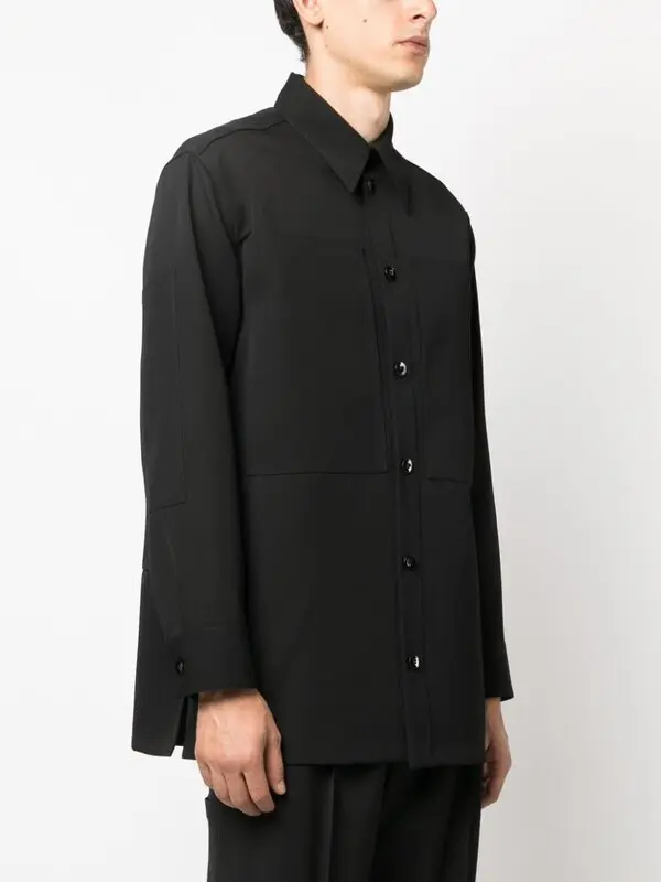 JIL SANDER Long-sleeve Wool Shirt