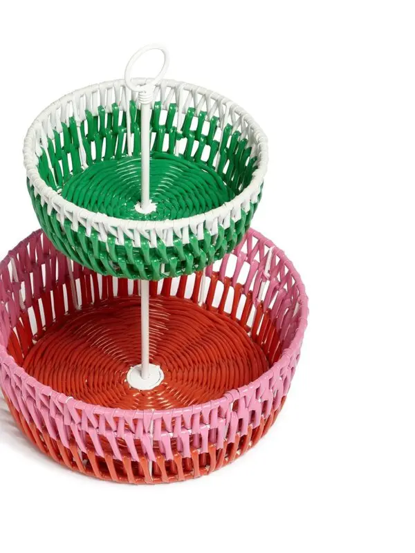 Marni Colour-Block Fruit Basket In Green - 40% Off | Editorialist