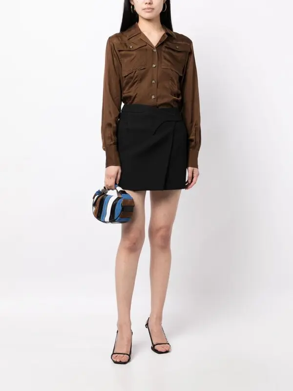 Helmut Lang Long-sleeve Satin Shirt