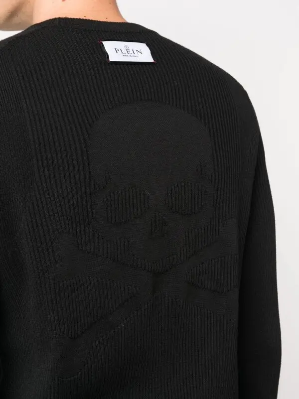 Philipp Plein Logo-plaque Merino Jumper