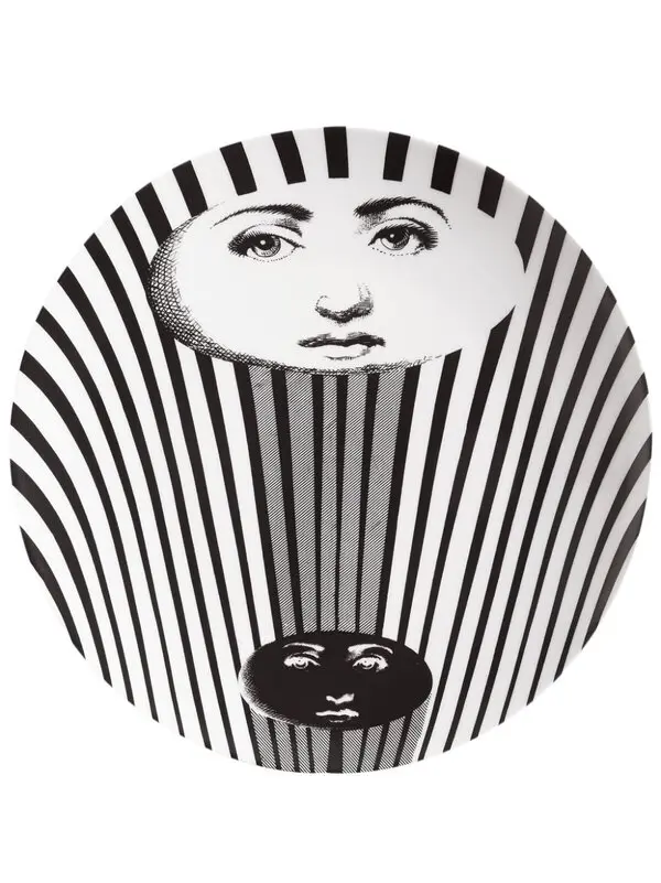 FORNASETTI Variazioni N.314 Wall Plate - Black