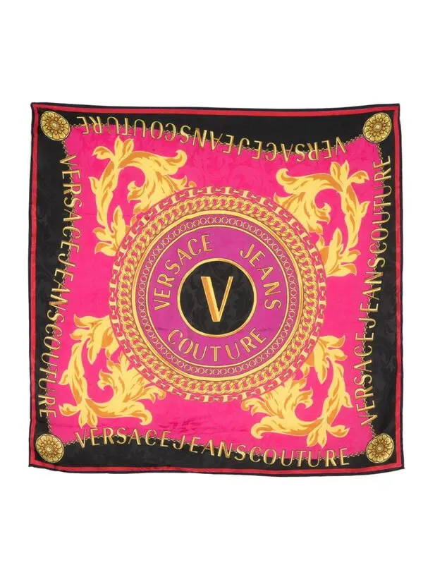 Versace Barroco-print Silk Scarf