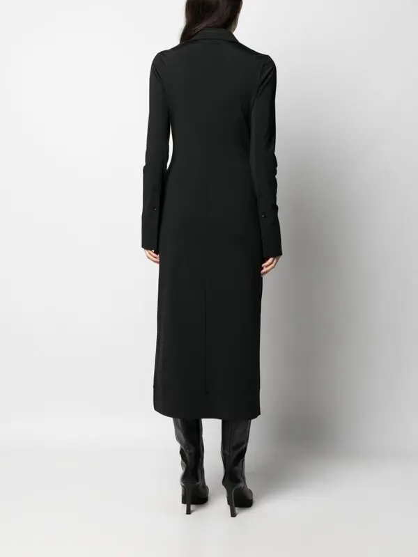 Alexander Wang Embossed Logo Midi Shirtdress