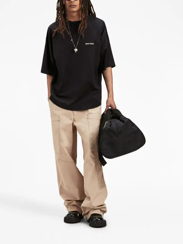 Palm Angels Logo-embroidered Cotton T-shirt