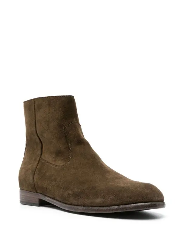 BUTTERO® Floyd Suede Ankle Boots - Green