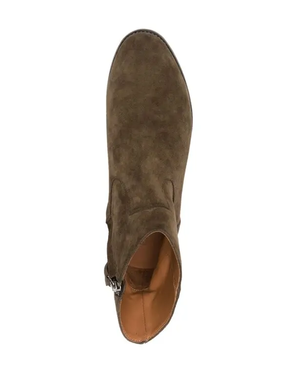 BUTTERO® Floyd Suede Ankle Boots - Green