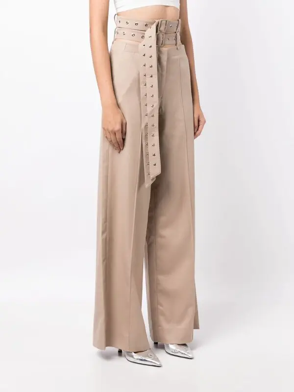 Rokh Belted Wide-leg Trousers