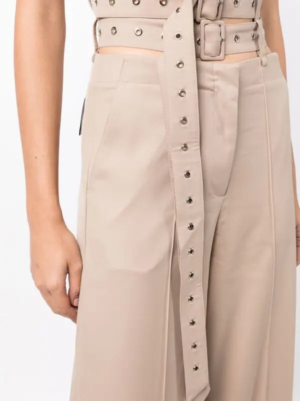 Rokh Belted Wide-leg Trousers