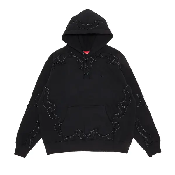 Supreme Western Cut Out Hooded Sweatshirt - Black