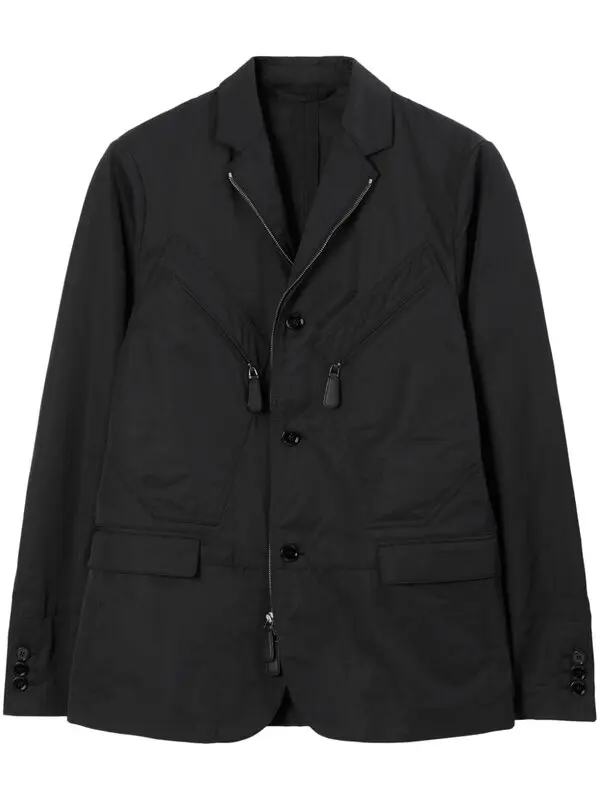 Burberry Satin-finish Tailored Jacket
