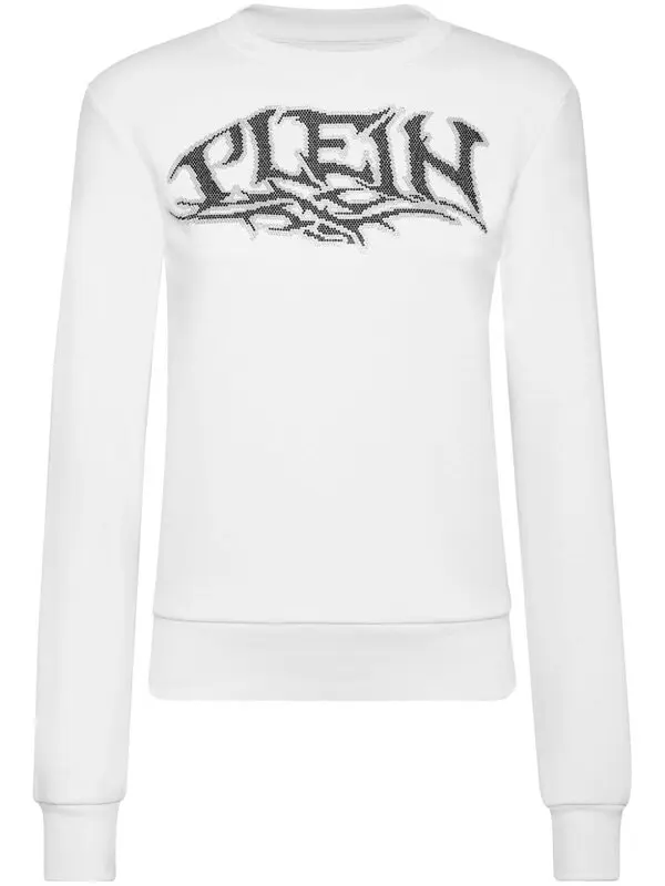 Philipp Plein Logo-embellished Sweatshirt - White