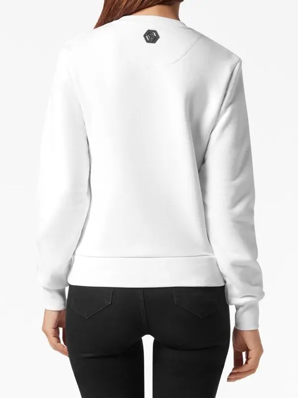 Philipp Plein Logo-embellished Sweatshirt - White
