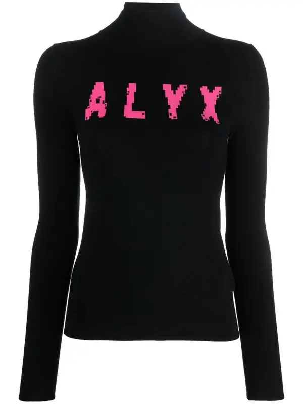 1017 Alyx 9sm Logo Intarsia-knit Jumper