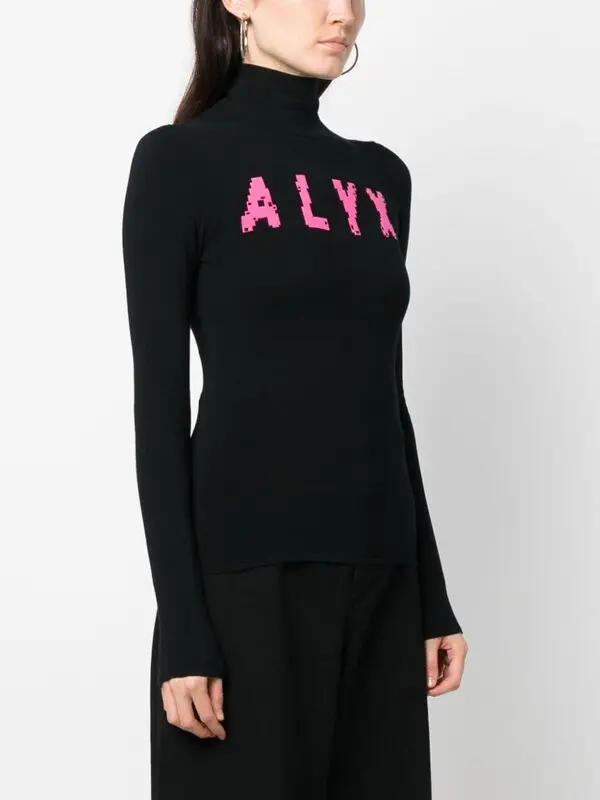 1017 Alyx 9sm Logo Intarsia-knit Jumper
