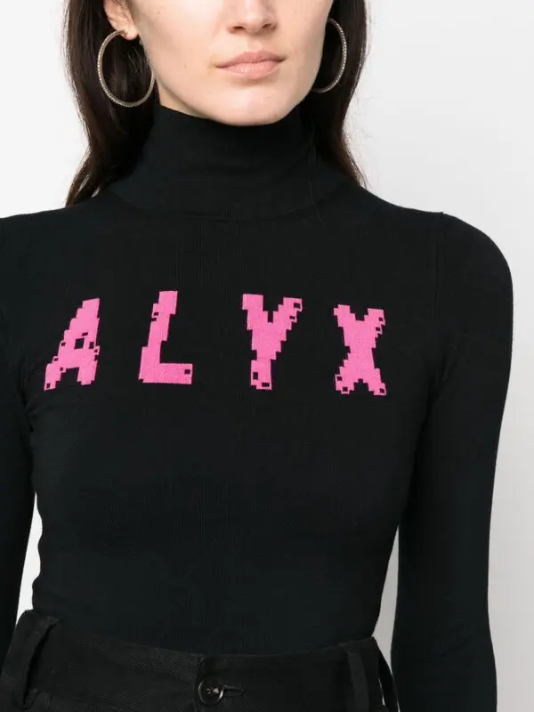 1017 Alyx 9sm Logo Intarsia-knit Jumper