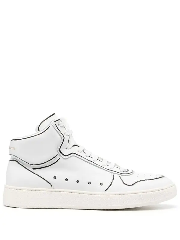 Officine Creative Mower Leather Sneakers