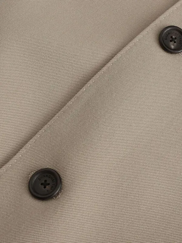 Shanghai Tang Stand-up Collar Wool Blazer