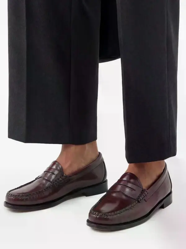 G.H.BASS Weejuns Penny Loafers - Red