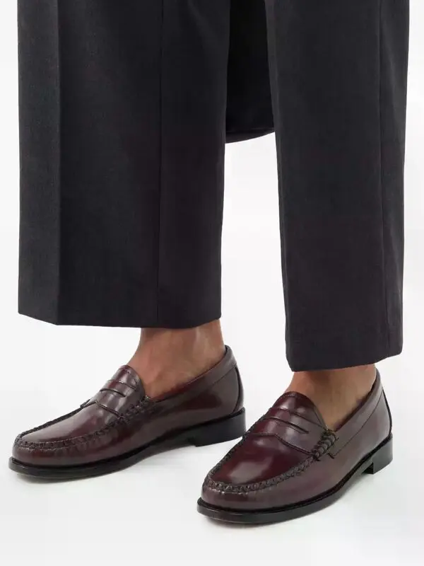G.H.BASS Weejuns Penny Loafers - Red