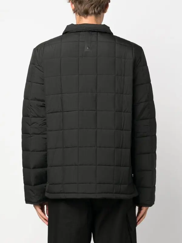 Rains Liner Press-stud Quilted Shirt Jacket