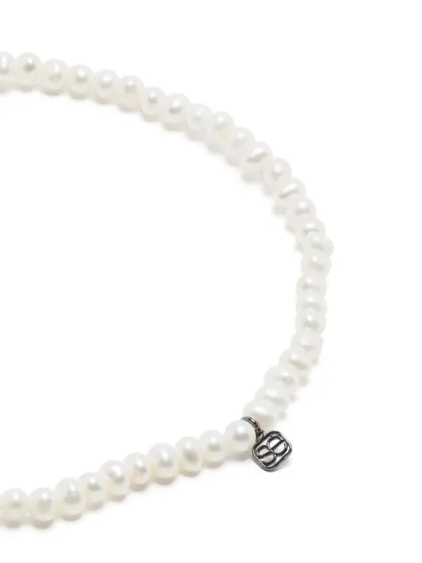 SYDNEY EVAN 14kt Gold Diamond & Pearl Beaded Charm Bracelet