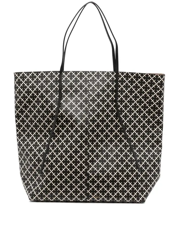 BY MALENE BIRGER Abigail Printed Tote Bag - Black