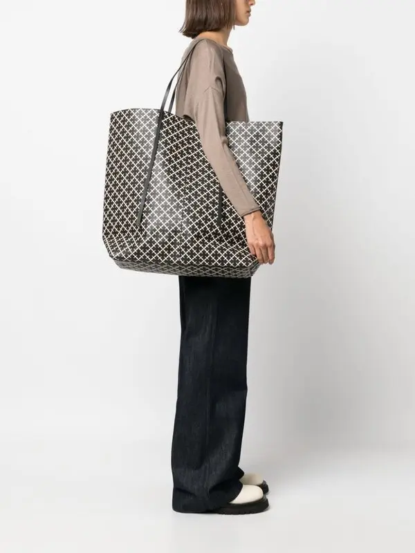 BY MALENE BIRGER Abigail Printed Tote Bag - Black