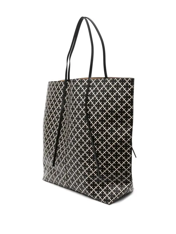 BY MALENE BIRGER Abigail Printed Tote Bag - Black