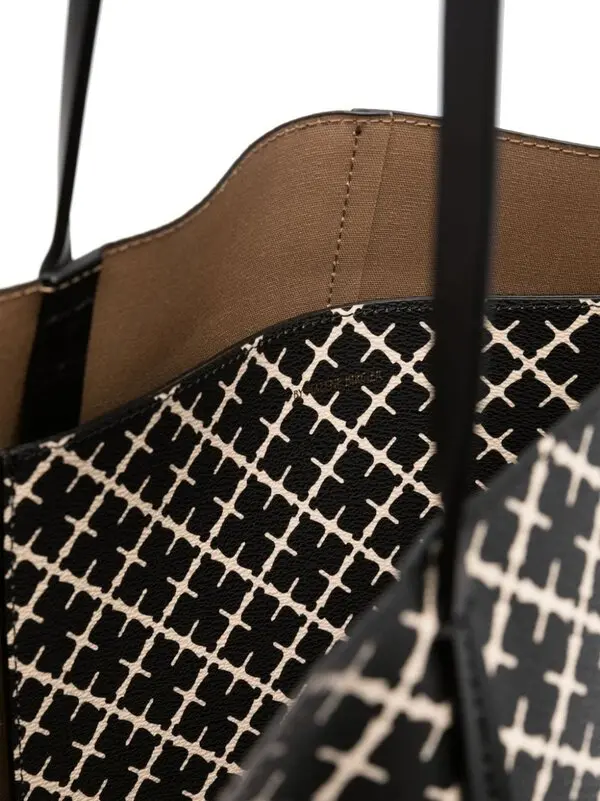 BY MALENE BIRGER Abigail Printed Tote Bag - Black