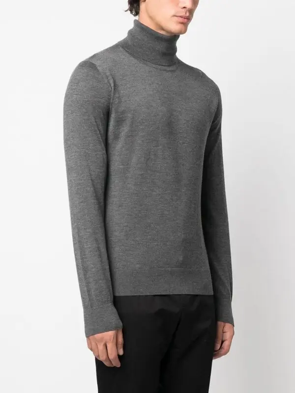 Dolce & Gabbana Cashmere High-neck Jumper - Grey