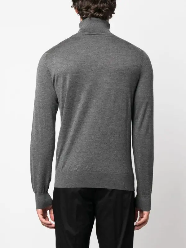 Dolce & Gabbana Cashmere High-neck Jumper - Grey