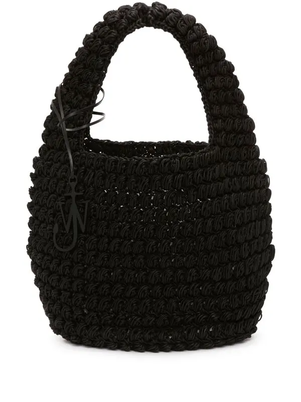 JW Anderson Large Popcorn Tote - Black