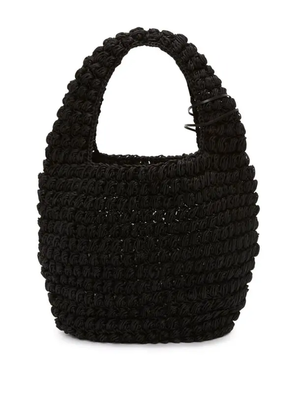 JW Anderson Large Popcorn Tote - Black