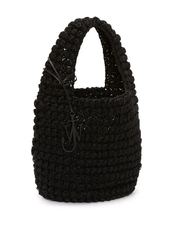 JW Anderson Large Popcorn Tote - Black