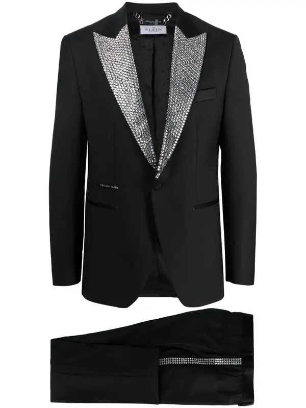 Philipp Plein Crystal-embellished Dinner Suit