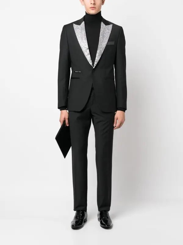 Philipp Plein Crystal-embellished Dinner Suit