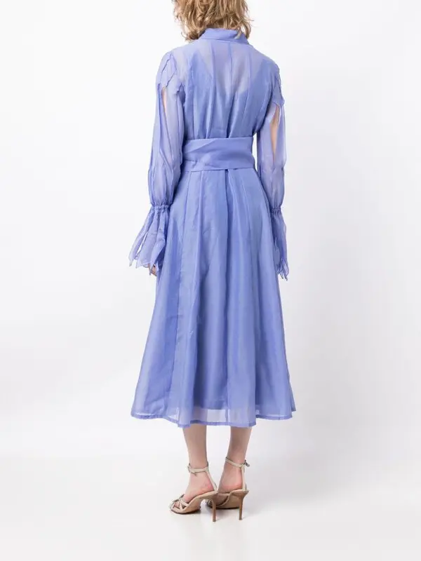BARUNI Belted Shirt Dress
